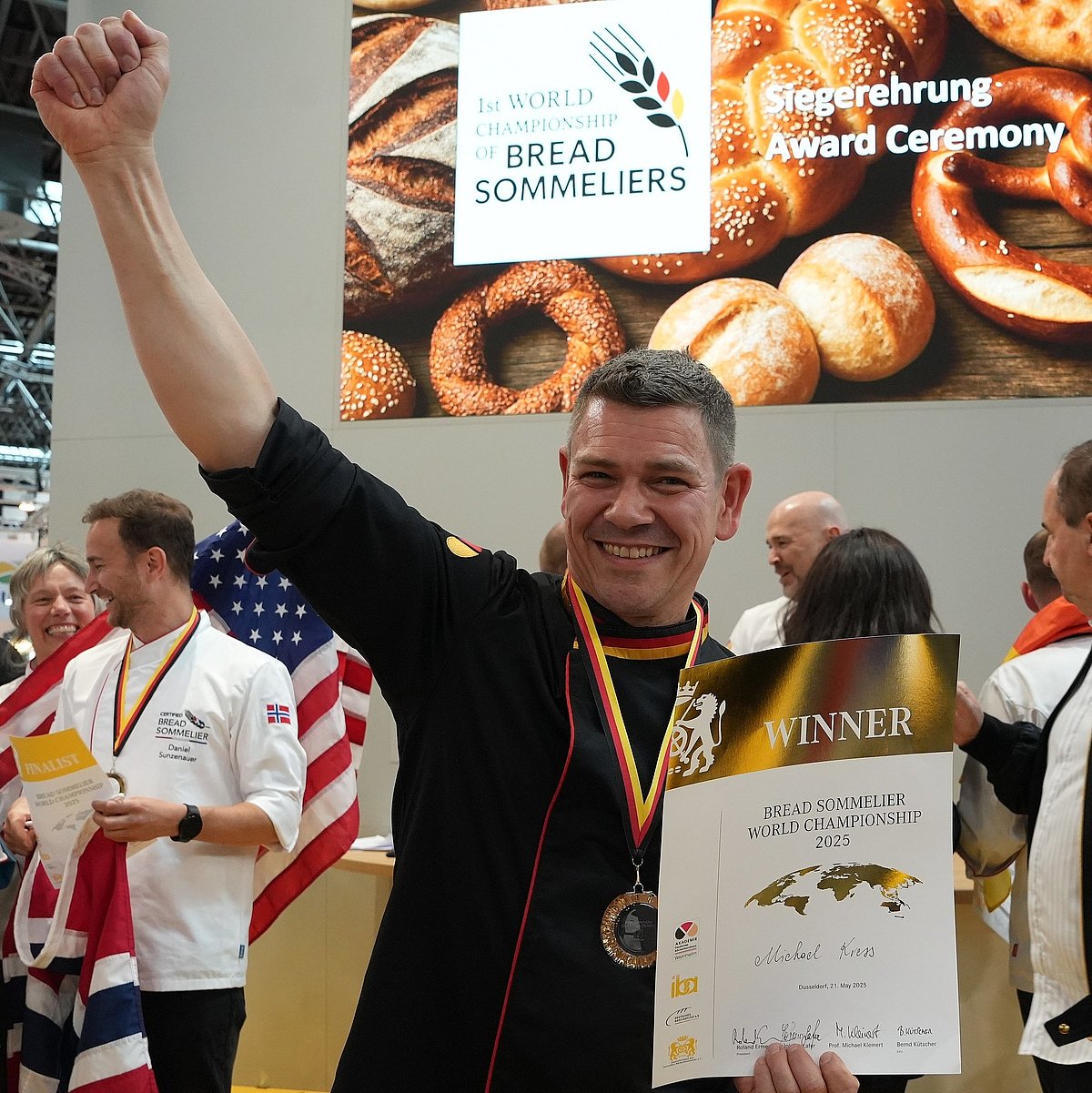 Michael Kress ist der erste Weltmeister der Brot-Sommeliers ...